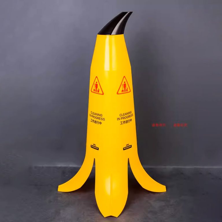 Safety Banana Caution Cone - SingSign Pte Ltd