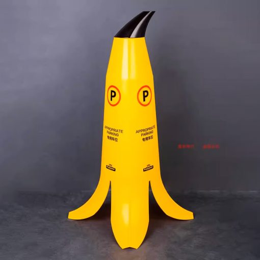 Safety Banana Caution Cone - SingSign Pte Ltd